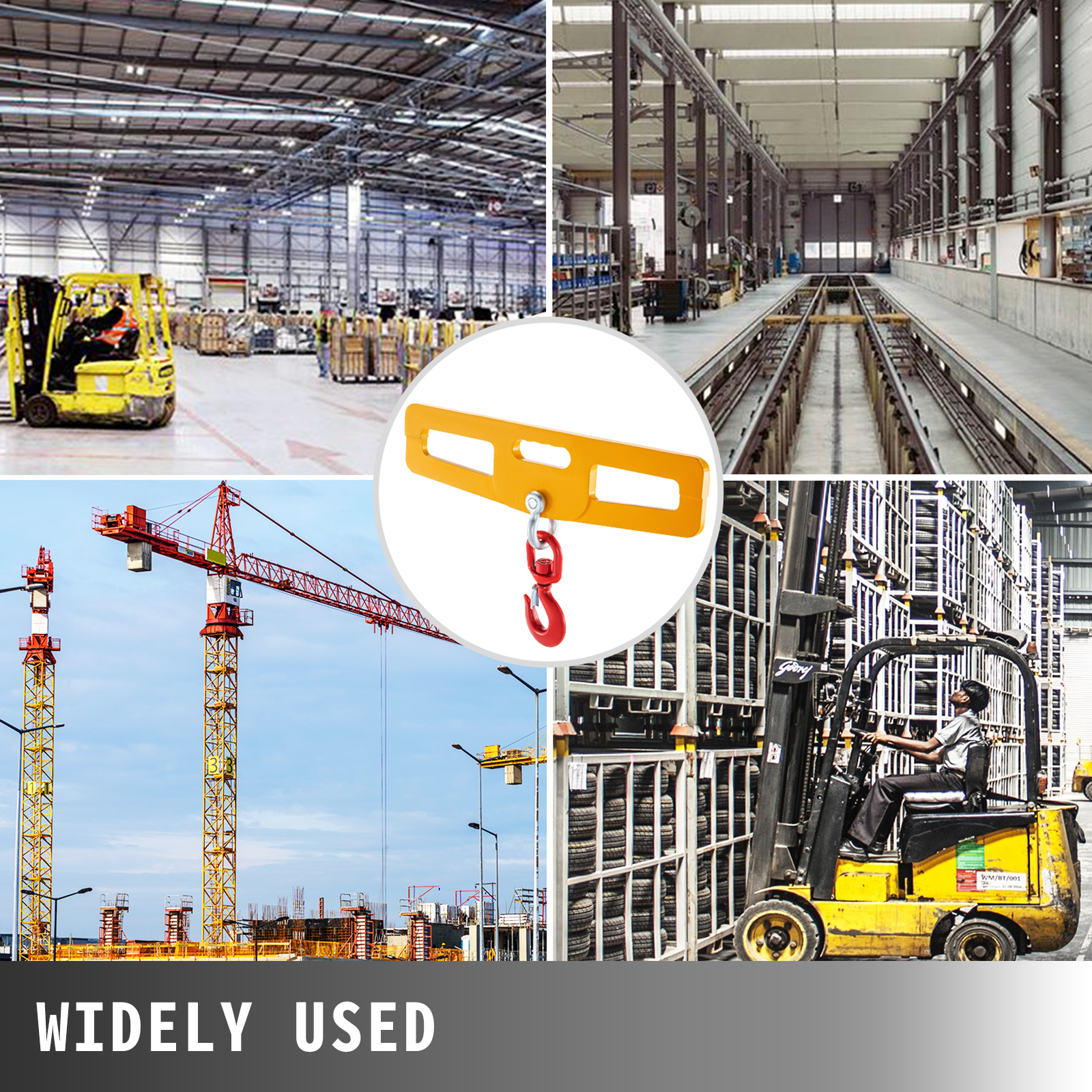 Vevor Lasthaken Gabelstapler Tragkraft Transporthaken Staplergabeln 3 T ...