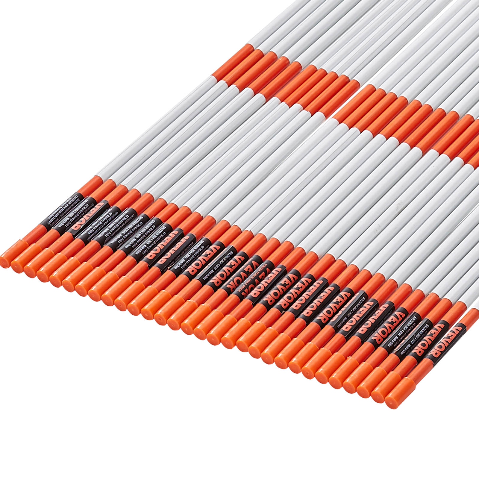 VEVOR Driveway Markers, 30 PCS 48 inch, 0.4 inch Diameter, Orange ...