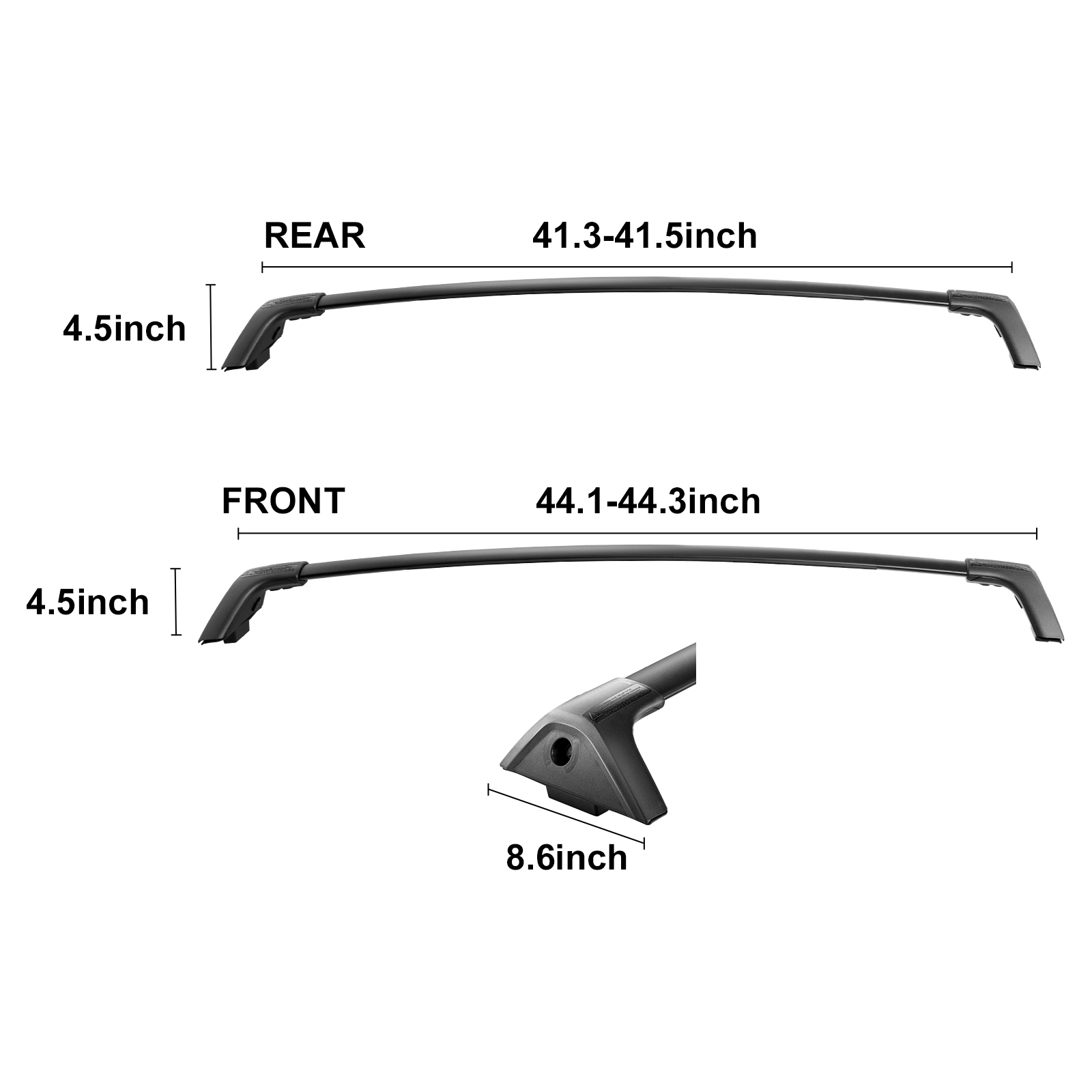 Mophorn Roof Rack Cross Bars, Compatible with Toyota RAV4 2019-2023 ...
