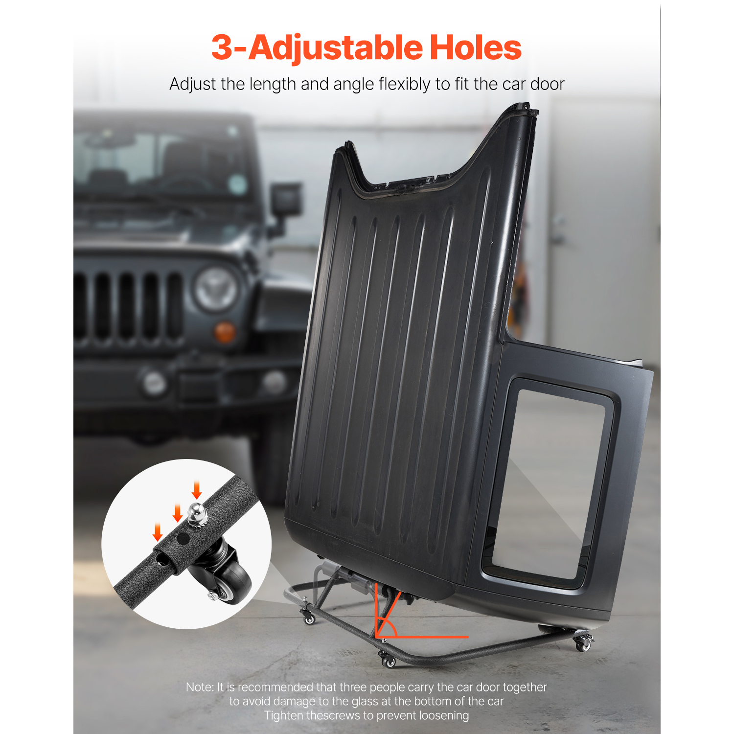 Mophorn Hardtop Storage Cart, Mobile and Durable Hard Top Rack ...