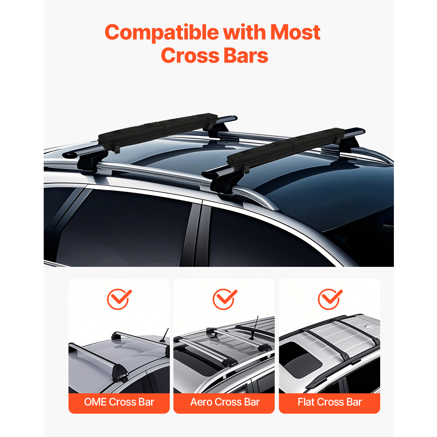 Mophorn Soft Roof Rack Pads, 30" Universal for Different Crossbars ...