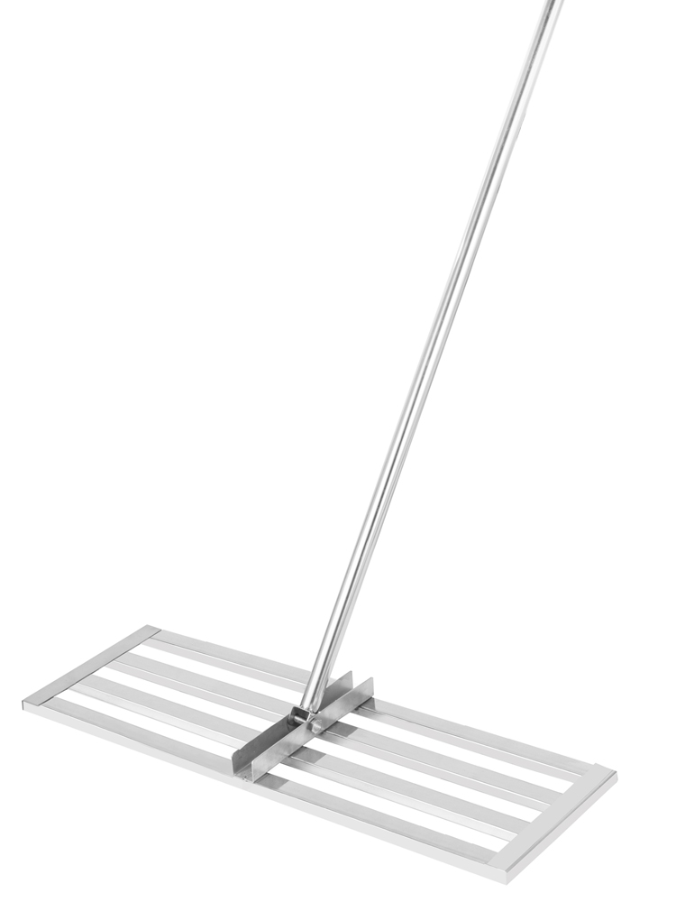 VEVOR Lawn Leveler Tool 17 x 10 in, Lawn Leveling Rake with 77 in Long ...