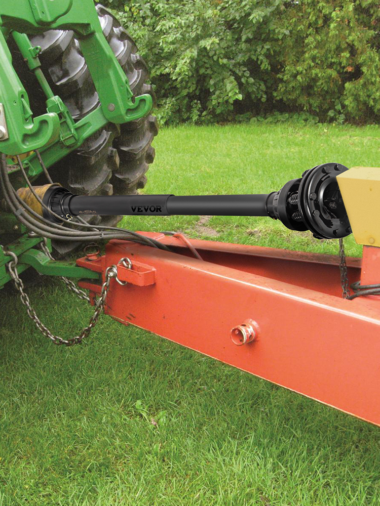 VEVOR PTO Shaft, 1-3/8” PTO Drive Shaft, 6 Spline Ends PTO Driveline ...