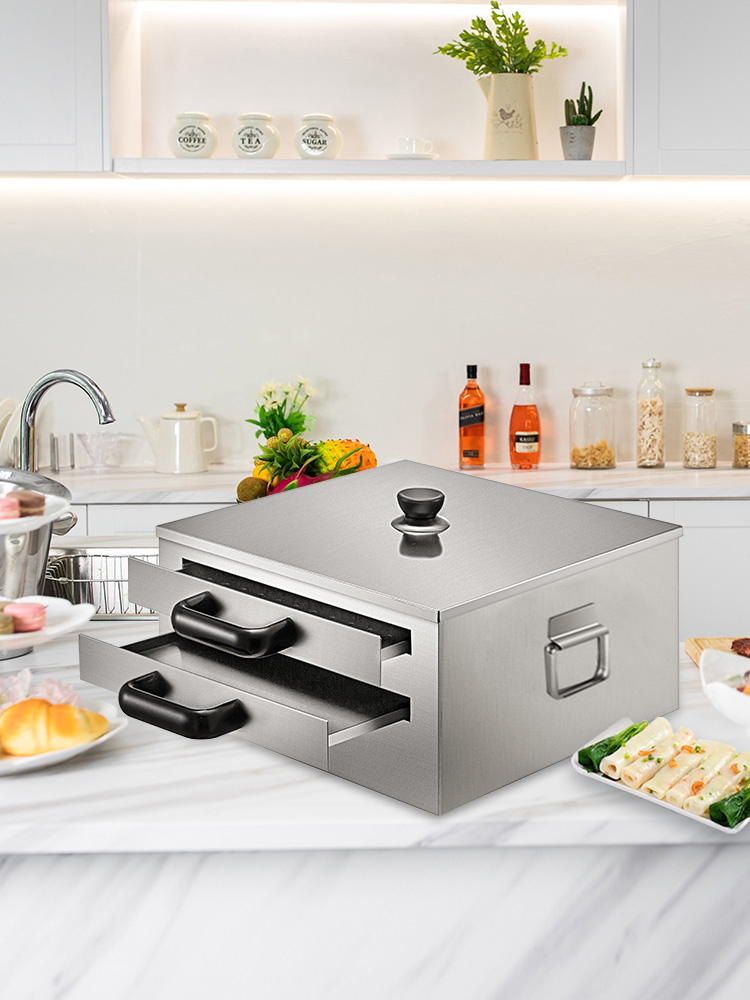 VEVOR Rice Noodles Steamer Rice Noodle Roll Maker 2-Layer Rice Roll ...