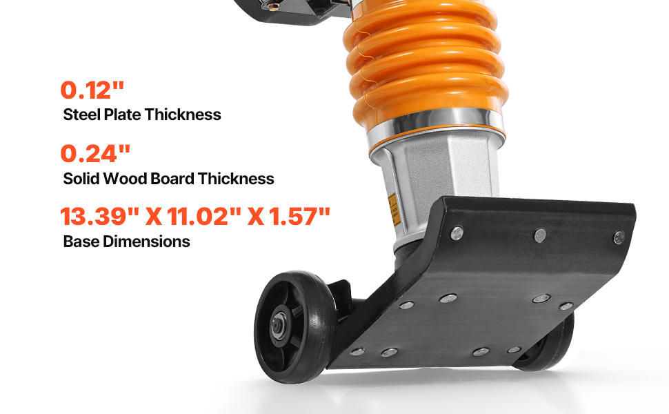 VEVOR 6.5 HP 196 cc Fuel Power Jumping Jack Vibratory Rammer Tamper ...