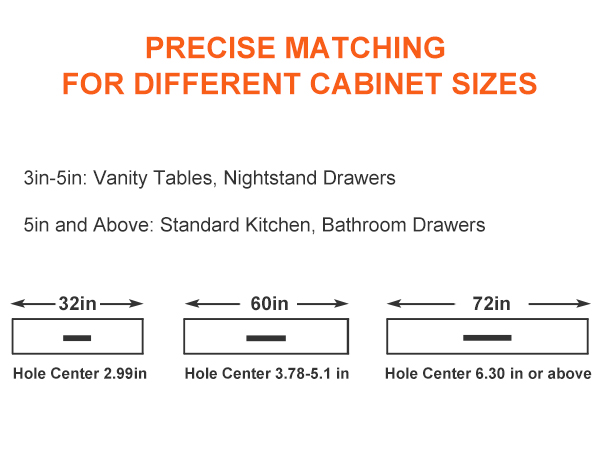 VEVOR 10 Pack Cabinet Pulls, 6.3in / 160mm Center to Center Slim Square ...