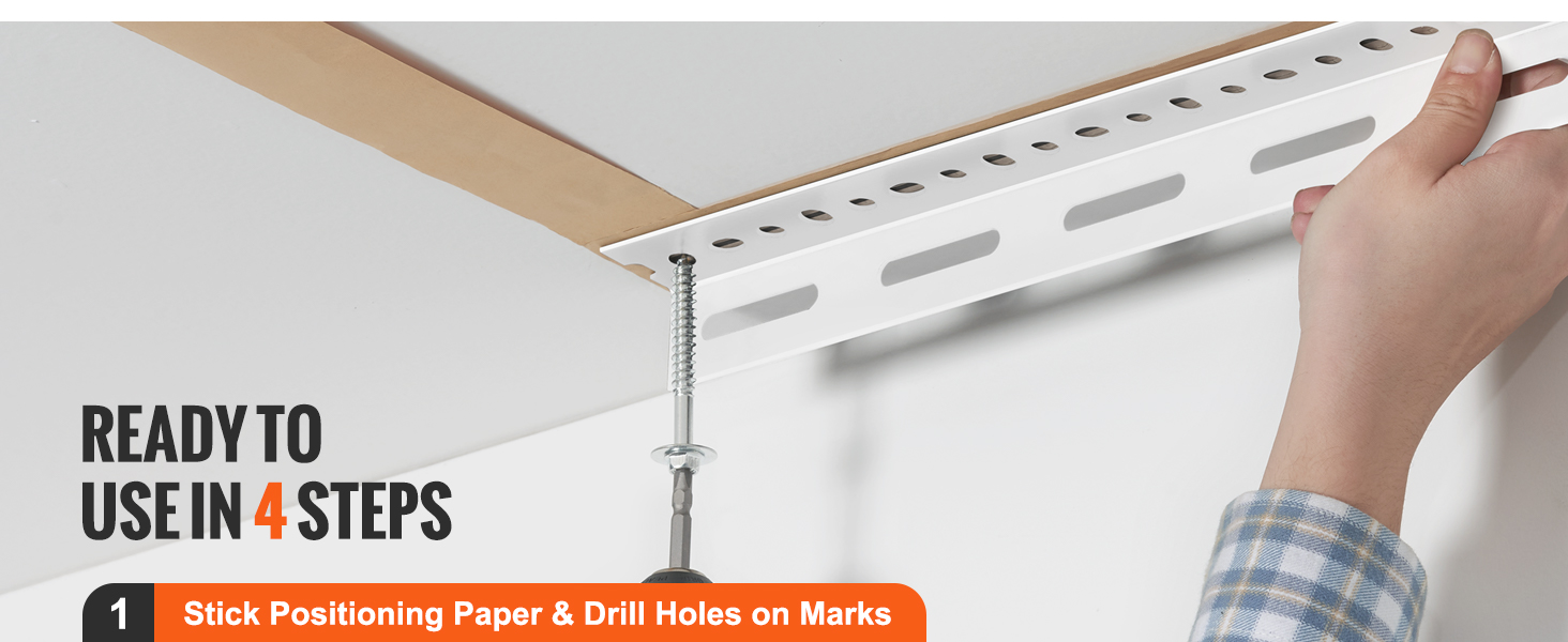 VEVOR Overhead Garage Storage Rack, 36x72 inch Garage Ceiling Storage ...