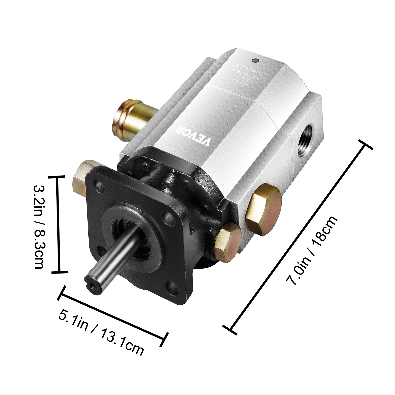 Hydraulic Pump for Log Splitters 13 GPM 2 Stage 3000 PSI Hyd Log ...