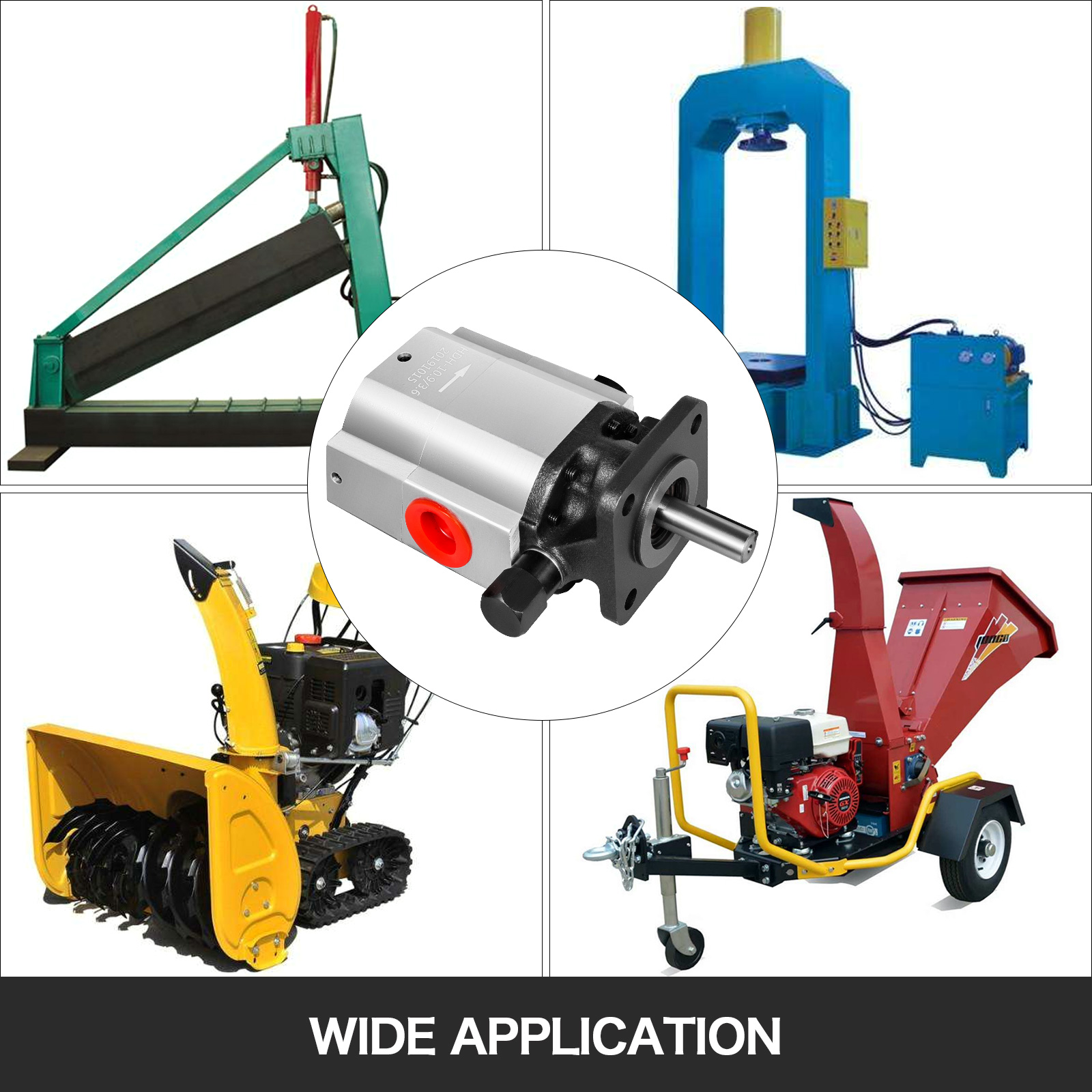 13 Gpm Hydraulic Log Splitter Pump Kit, 2 Stage Hi Lo Gear Pump ...