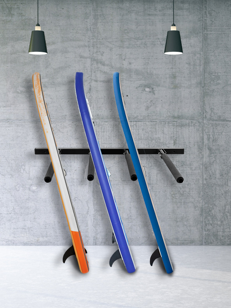 Vevor Vertical Surfboard Rack Paddle Board Storage Rack W/ 4 Rods Sup ...