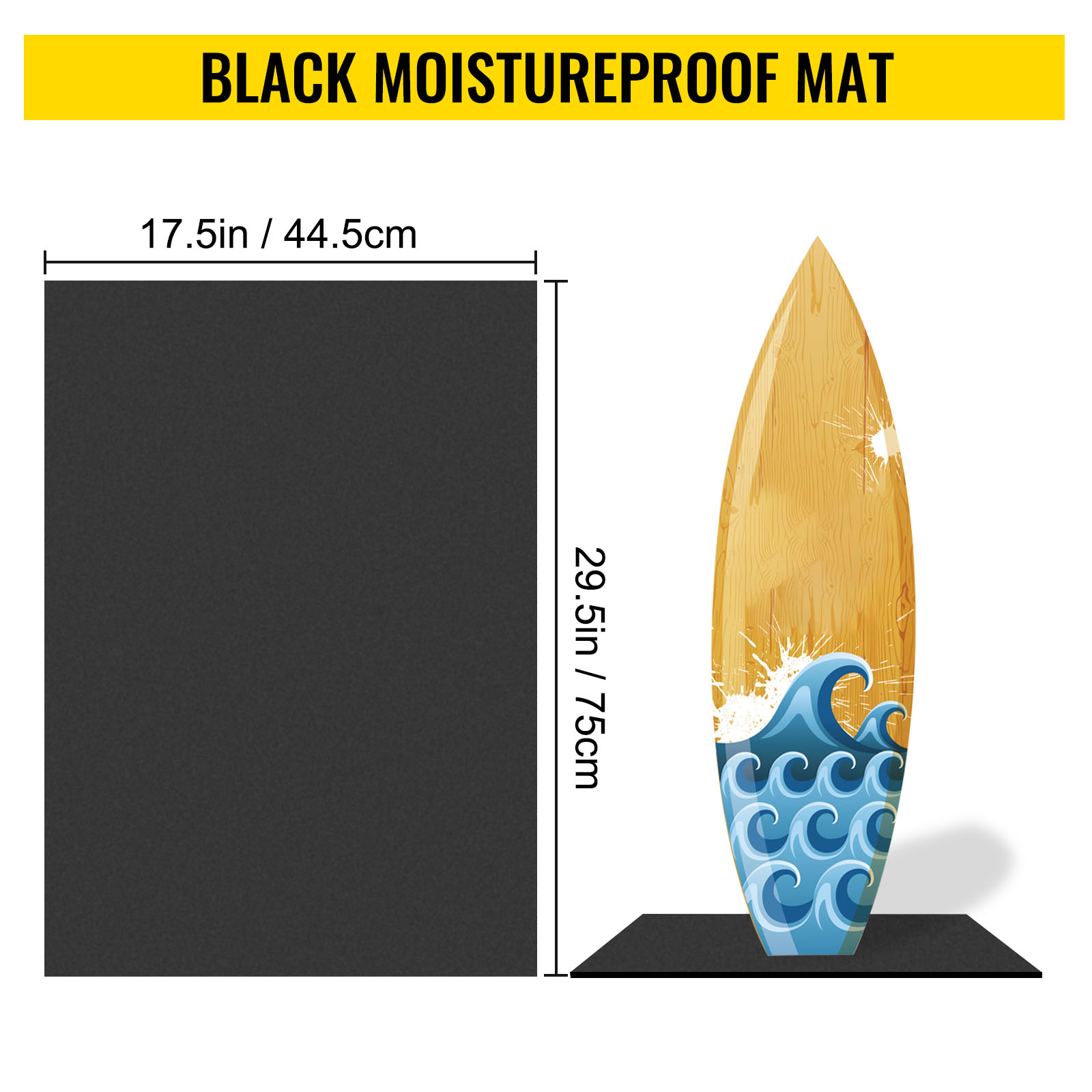 Vevor Vertical Surfboard Rack Paddle Board Storage Rack W/ 6 Rods Sup ...