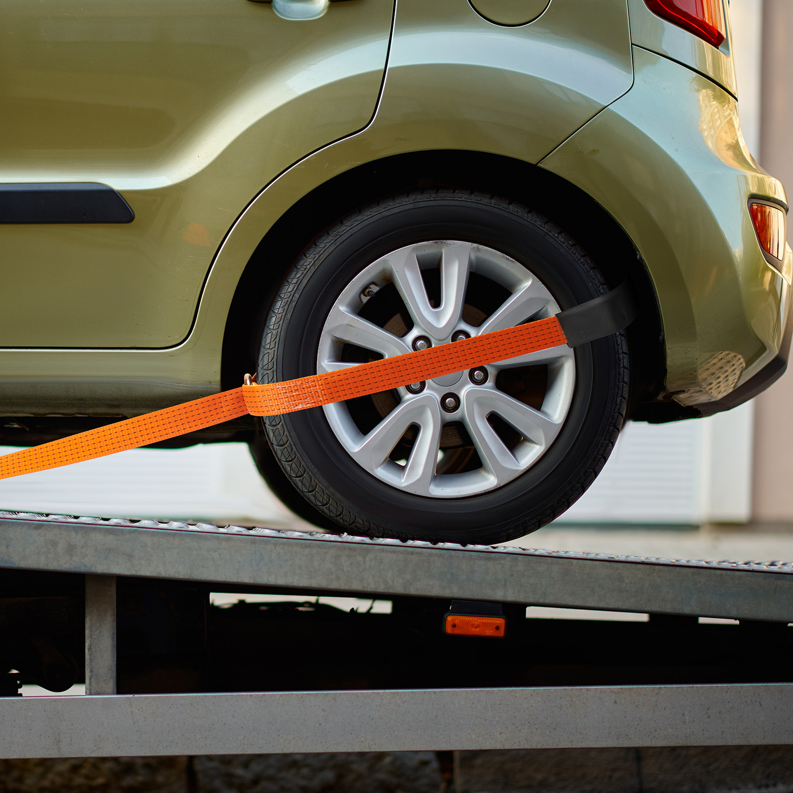 VEVOR Car Tie Down Straps with Chain Anchors Ratchet/Wheel Chock/Snap ...