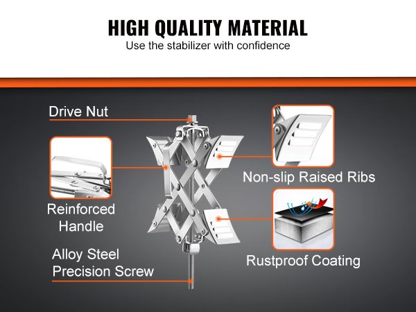 VEVOR Camper Wheel Chock Stabilizer, X-shaped RV Stabilizer Wheel Chock ...