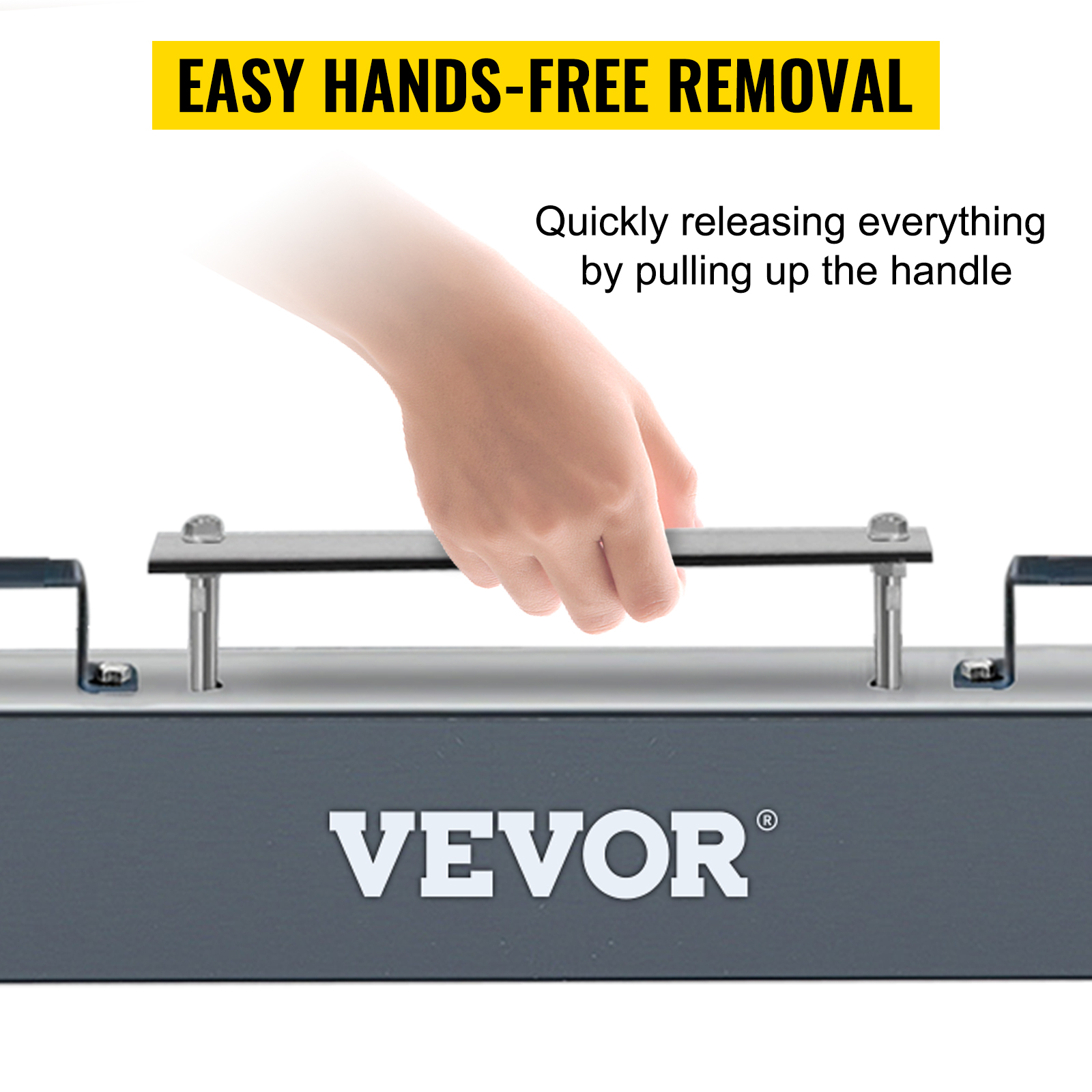 VEVOR Hanging Magnetic Magnet Sweeper 48 inch Magnet Sweeper 67 LBS ...