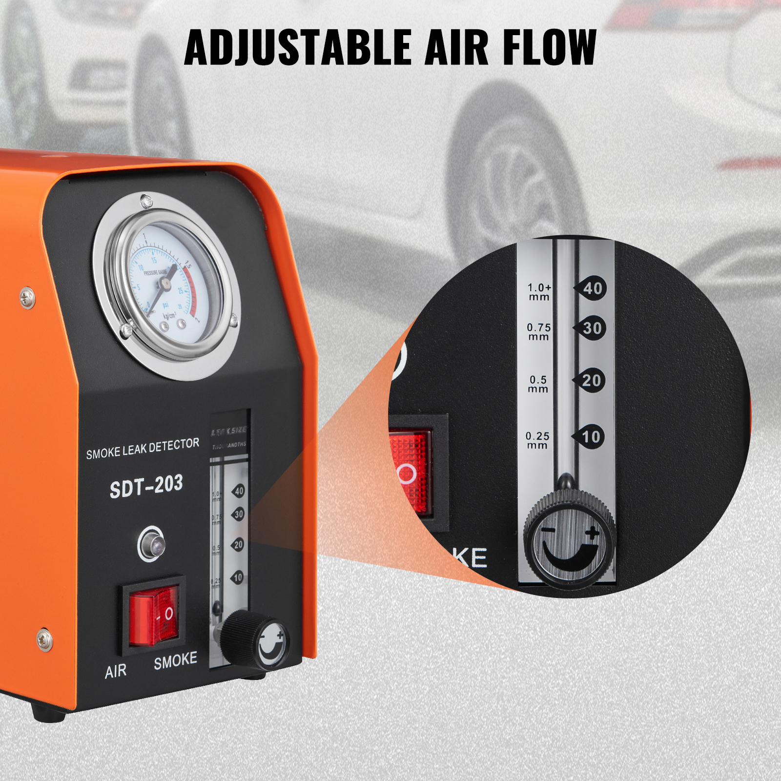 VEVOR Automotive Smoke Leak Detector Smoke Machine Tester EVAP Fuel ...