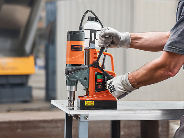Magnetic Drill 1450W 12800N Portable Mag Drill Press 800RPM | VEVOR US