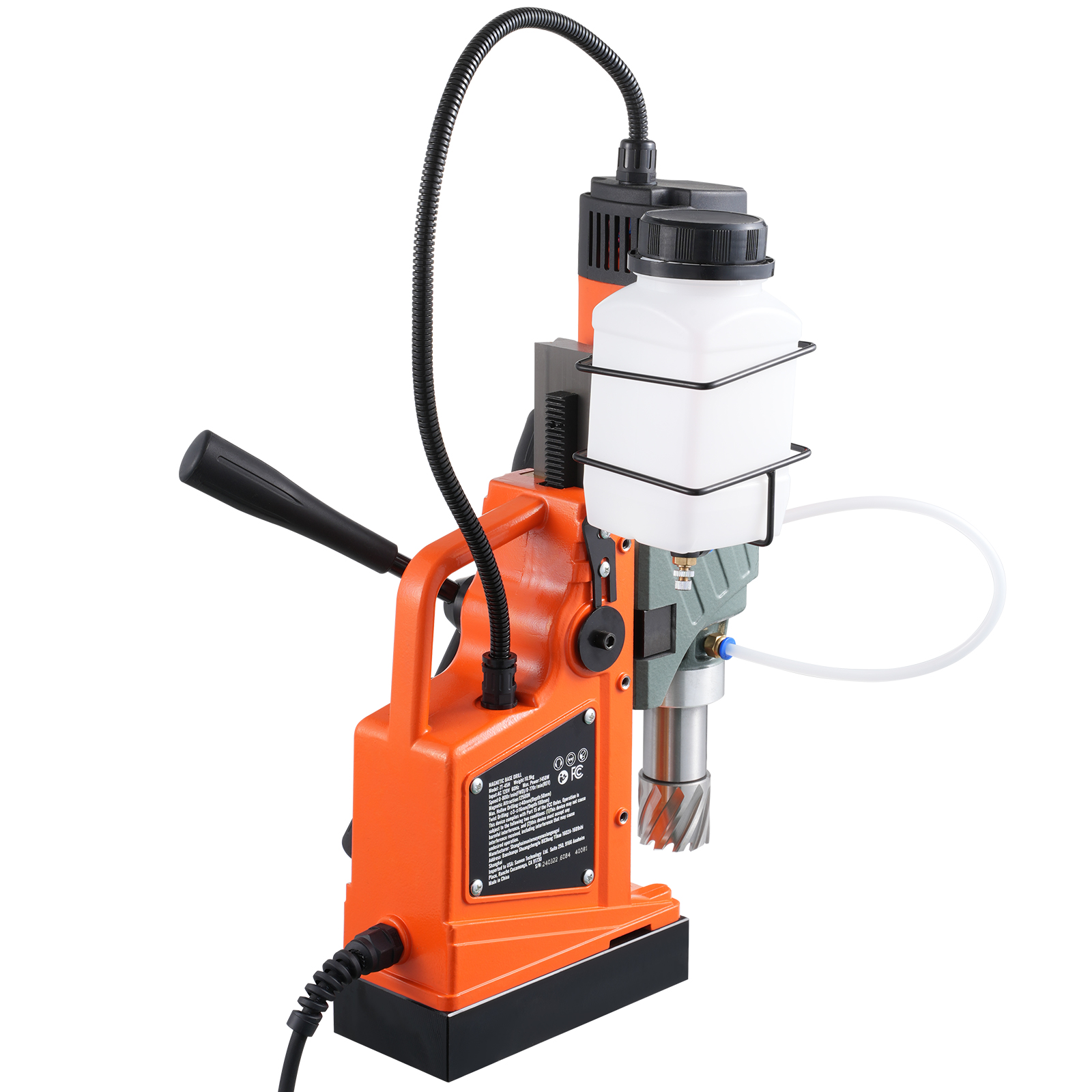 VEVOR Magnetic Drill, 1450W 1.57" Boring Diameter, 12500N 800 RPM ...