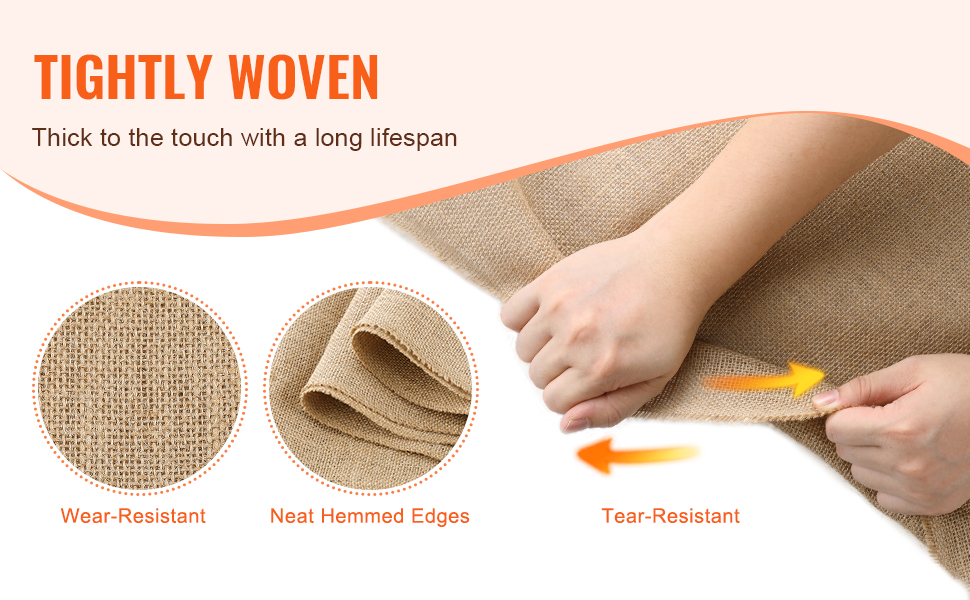 VEVOR Burlap Fabric Roll Burlap Tree Wrap 40 in x 75 ft for Crafts ... VEVOR Burlap Fabric Roll Burlap Tree Wrap 40 in x 75 ft for Crafts ...
