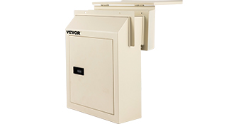 VEVOR Through-The-Door Locking Drop Box, 11.8''x4.3''x14.2'' Door Drop ...