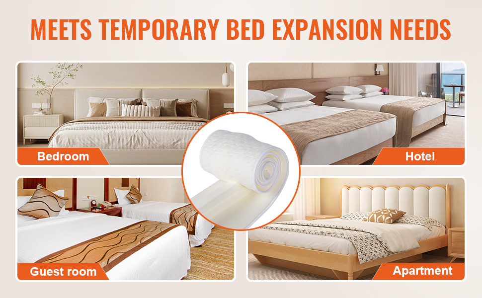 VEVOR Bed Bridge King Bed Converter Kit Metal Buckle and Storage Bag 75 ...