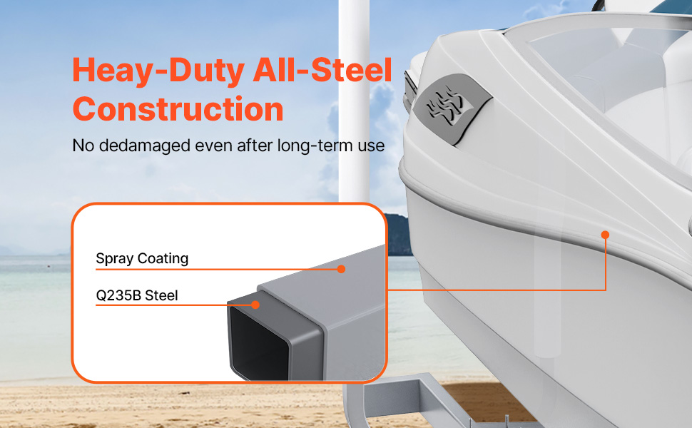 VEVOR Boat Trailer Guide, 1.5M Adjustable Design Trailer Guide Poles ...