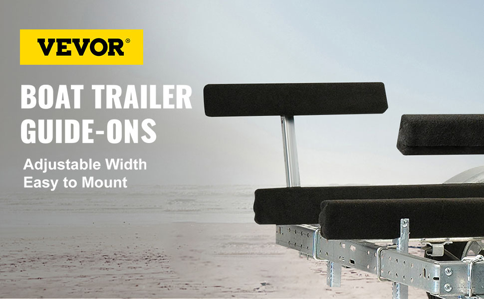 Bunk Style Boat Guides C.E. Smith 2-Foot Short Bunk Guide-On Pair ...