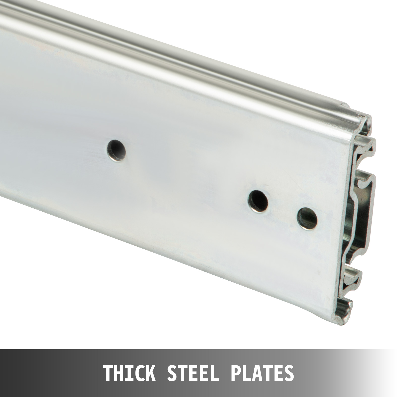 VEVOR Heavy Duty Drawer Slides 10" Length Drawer Slides 500lbs Load ...