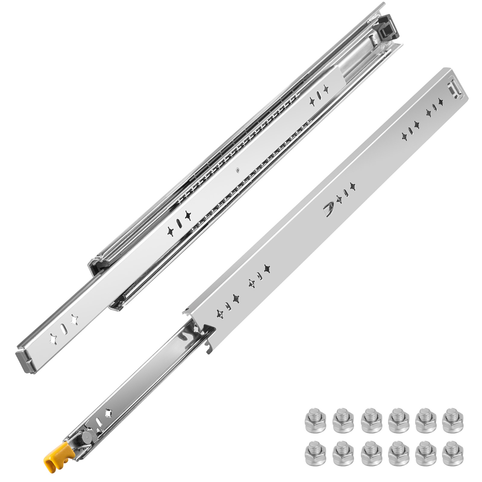 VEVOR Drawer Slides Heavy Duty Drawer Slides 32" Cold-rolled Steel ...