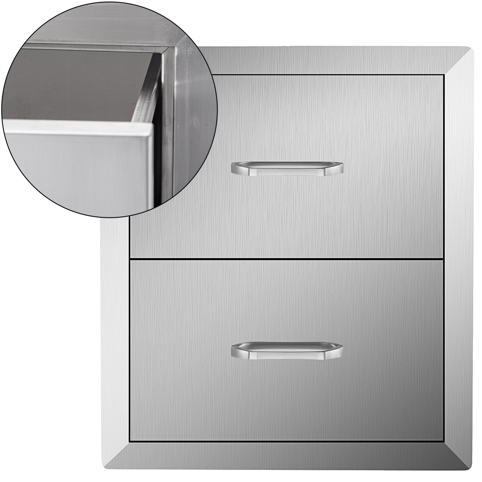 Vevor Stainless Steel Outdoor Kitchen Drawers Outdoor 18.1x21.3 In ...