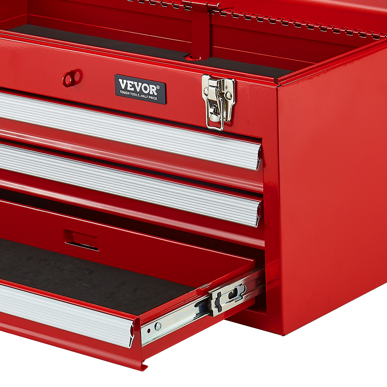 Boîte à outils VEVOR Boîte à outils portable en métal de 20,5 pouces ...