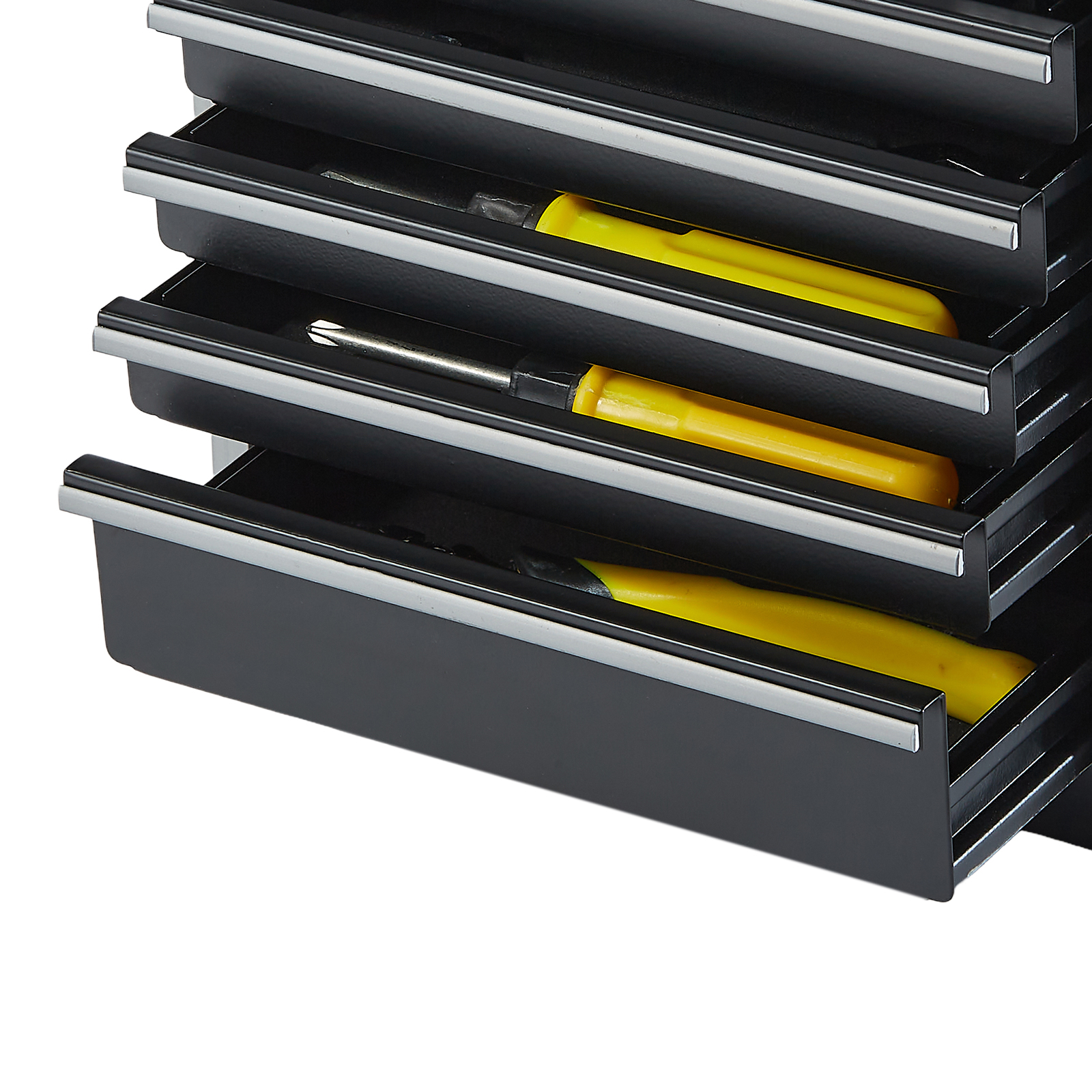 Boîte à outils VEVOR Boîte à outils portable en métal de 8,6 pouces ...