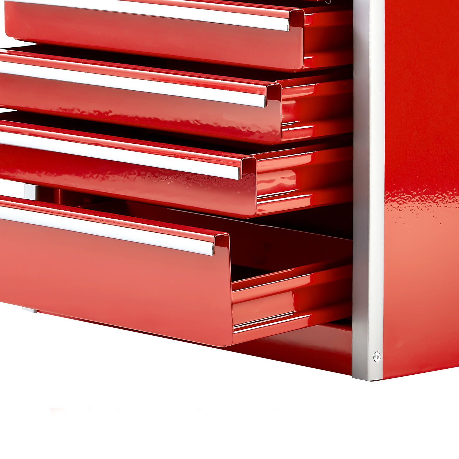 Tool Box 8.6-inch Portable Metal Tool Box with 5 Drawers Tool Organizer ...