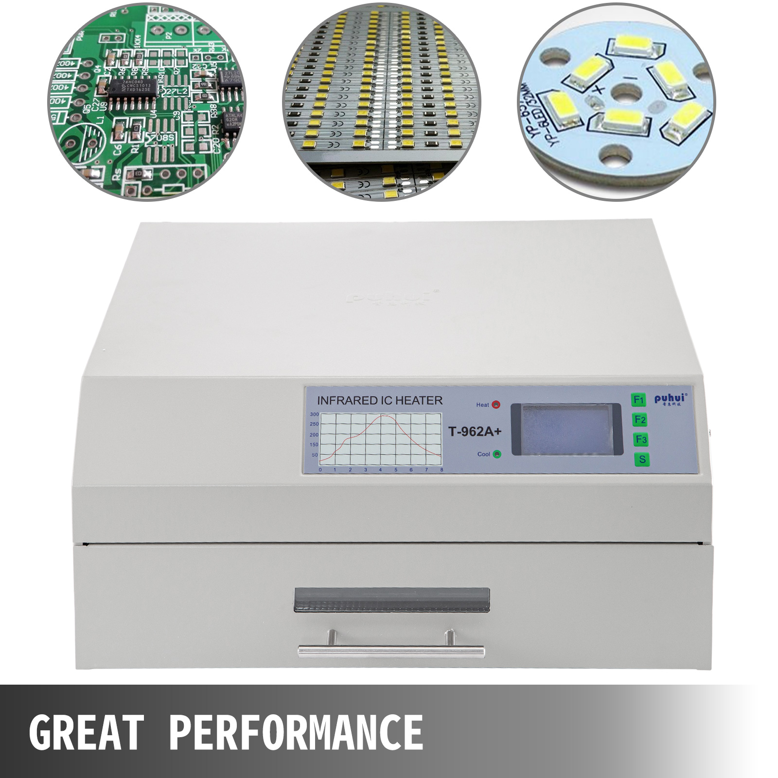 Reflow Oven Reflow Soldering Machine T962a+ Smd Bga Infrared Ic Heater ...