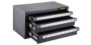 VEVOR Tap Dispenser Cabinet, Three-Drawer Tap Dispenser, Tap Organizer ...