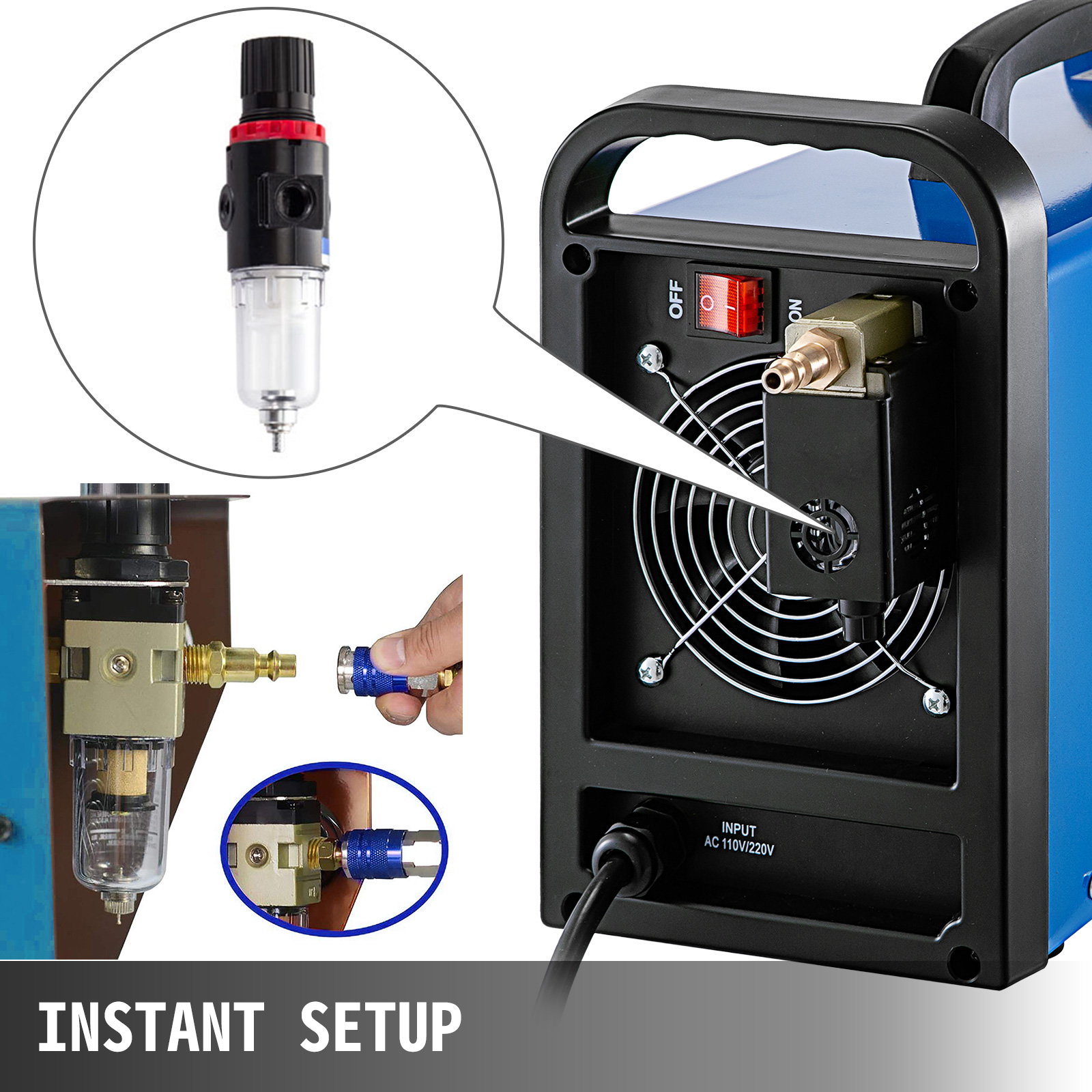 Plasma Cutter Air Plasma Cutter Cut-40 Inverter Cutter Dual Voltage 110 ...