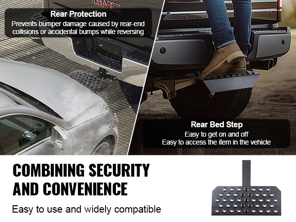 VEVOR Hitch Step for 2" Receiver Universal Trailer Tow Rear Bumper ...
