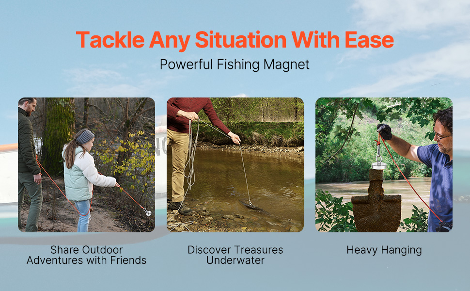 Fishing Magnet Super Strong Heavy Duty Rare Earth Neodymium Pull Force ...