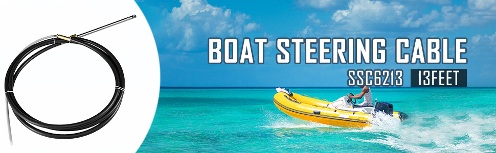 Rotary Mechanical Steering Cable SSC6215 15ft Safe-T QC for Single ...