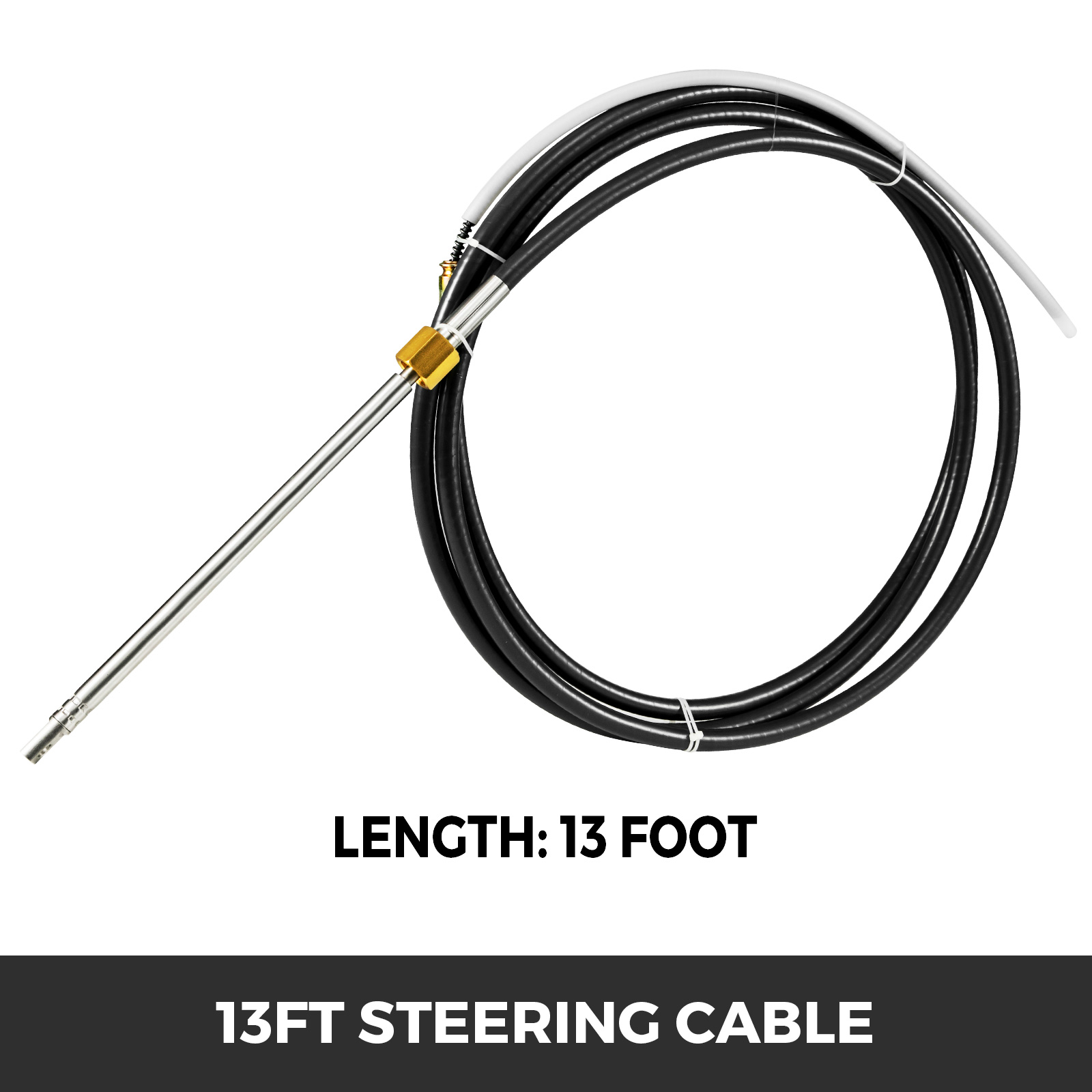 Rotary Mechanical Steering Cable SSC6215 15ft Safe-T QC for Single ...