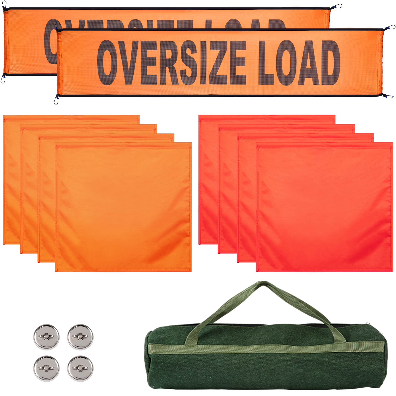 VEVOR Oversized Load Banner, 18" Width Oversize Banner, 84" Length ...