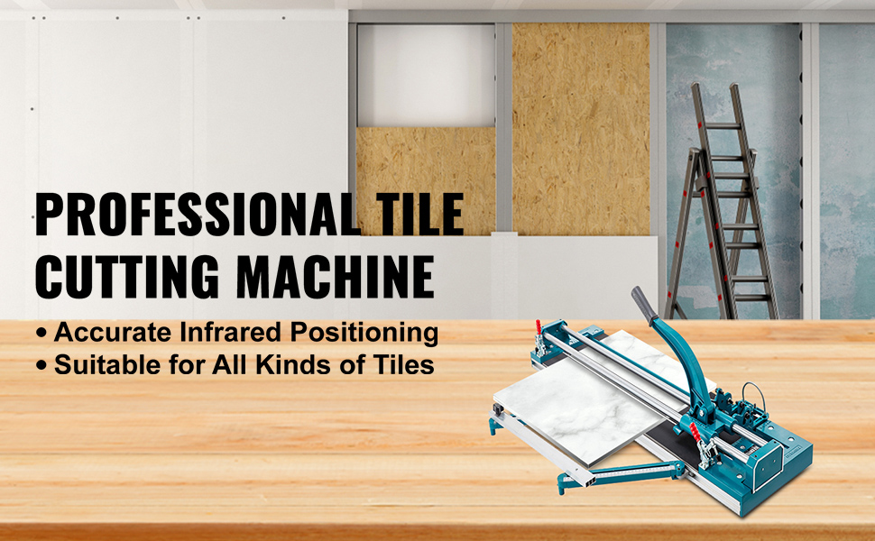 Mophorn 47Inch/1200mm Double Rail Manual Tile Cutter, 3/5 inch Cap with ...