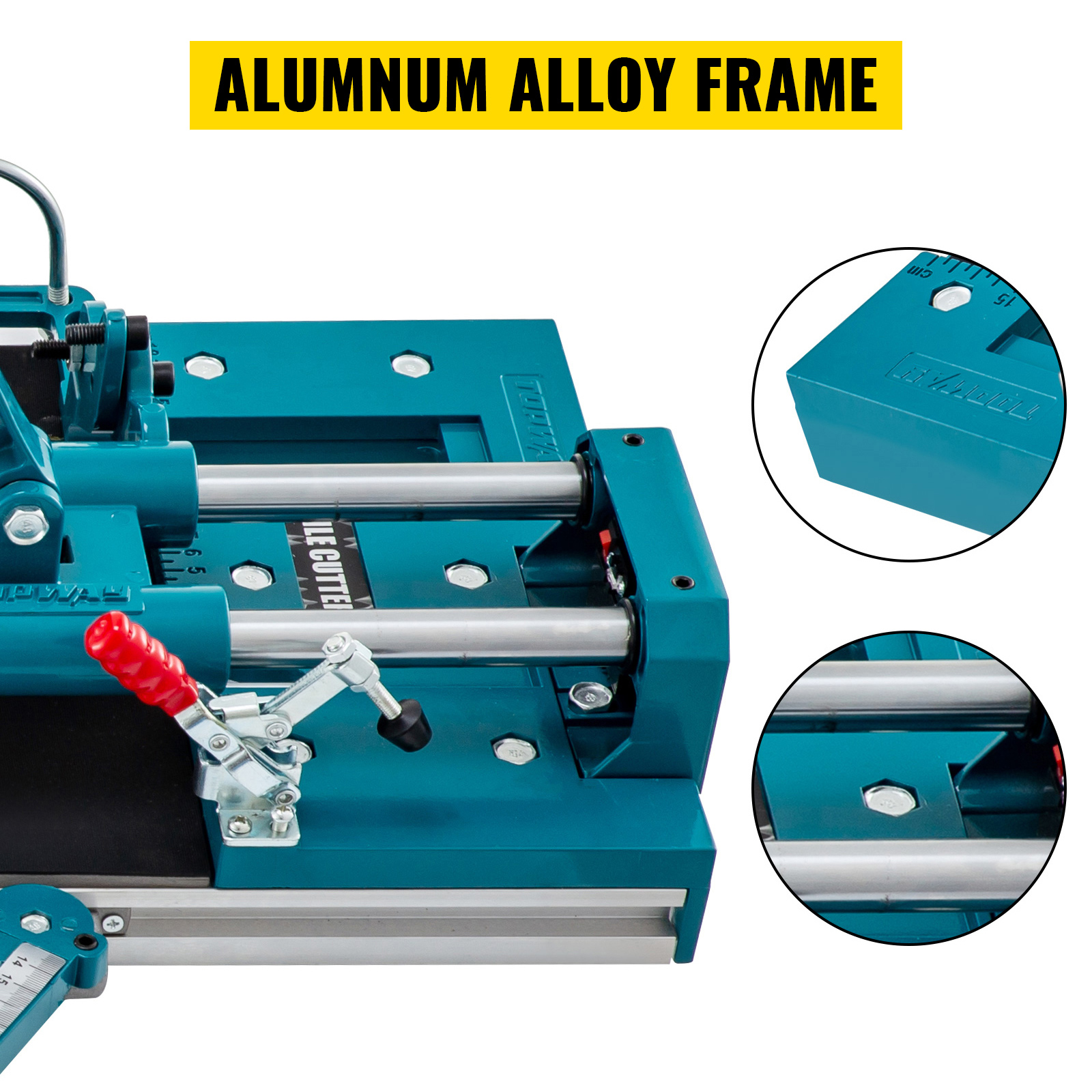 Mophorn 47Inch/1200mm Double Rail Manual Tile Cutter, 3/5 inch Cap with ...