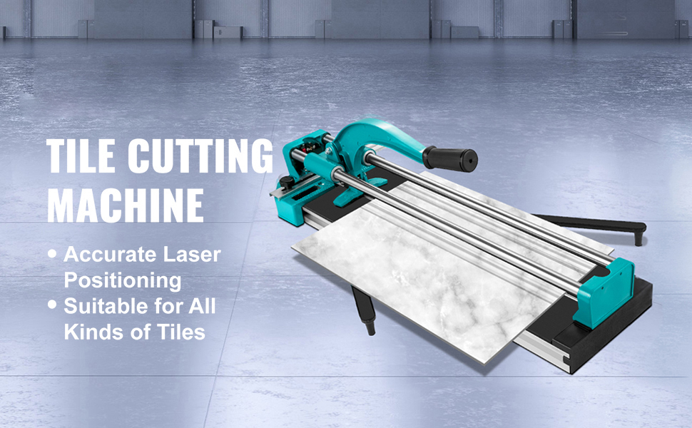 Mophorn 24 Inch Manual Tile Cutter Double Rails & Brackets with Precise ...