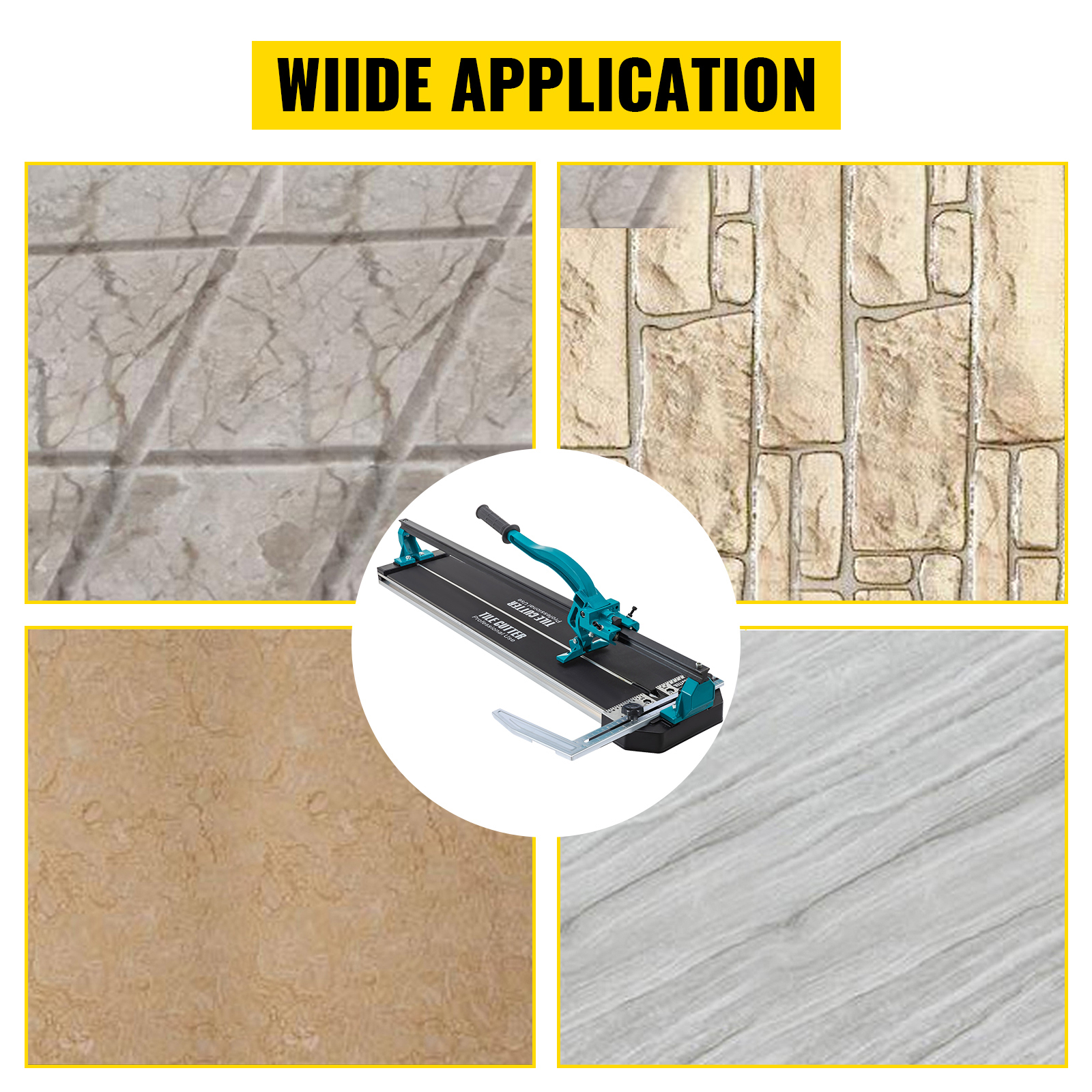 Mophorn 31 Inch Manual Tile Cutter Single Rail 3/5 in Cap with Precise ...