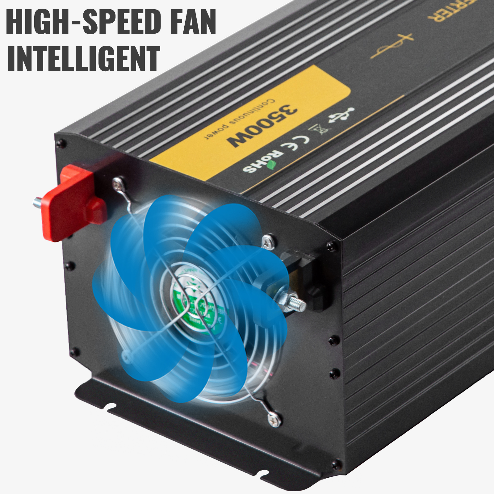 VEVOR Pure Sine Wave Inverter Power Inverter 3500W DC12V to AC240V Car ...