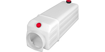 Plastic Hydraulic Reservoir Tank Power Unit Reservoir 11l Plastic Post ...