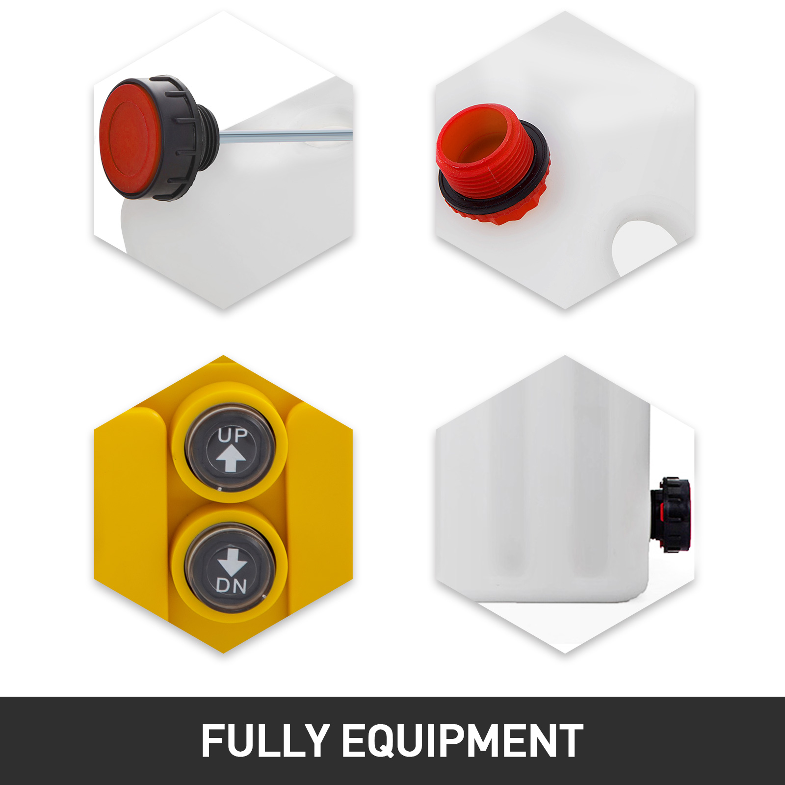 13 Quart Single Acting Hydraulic Pump Dump Trailer Power Unit Crane ...