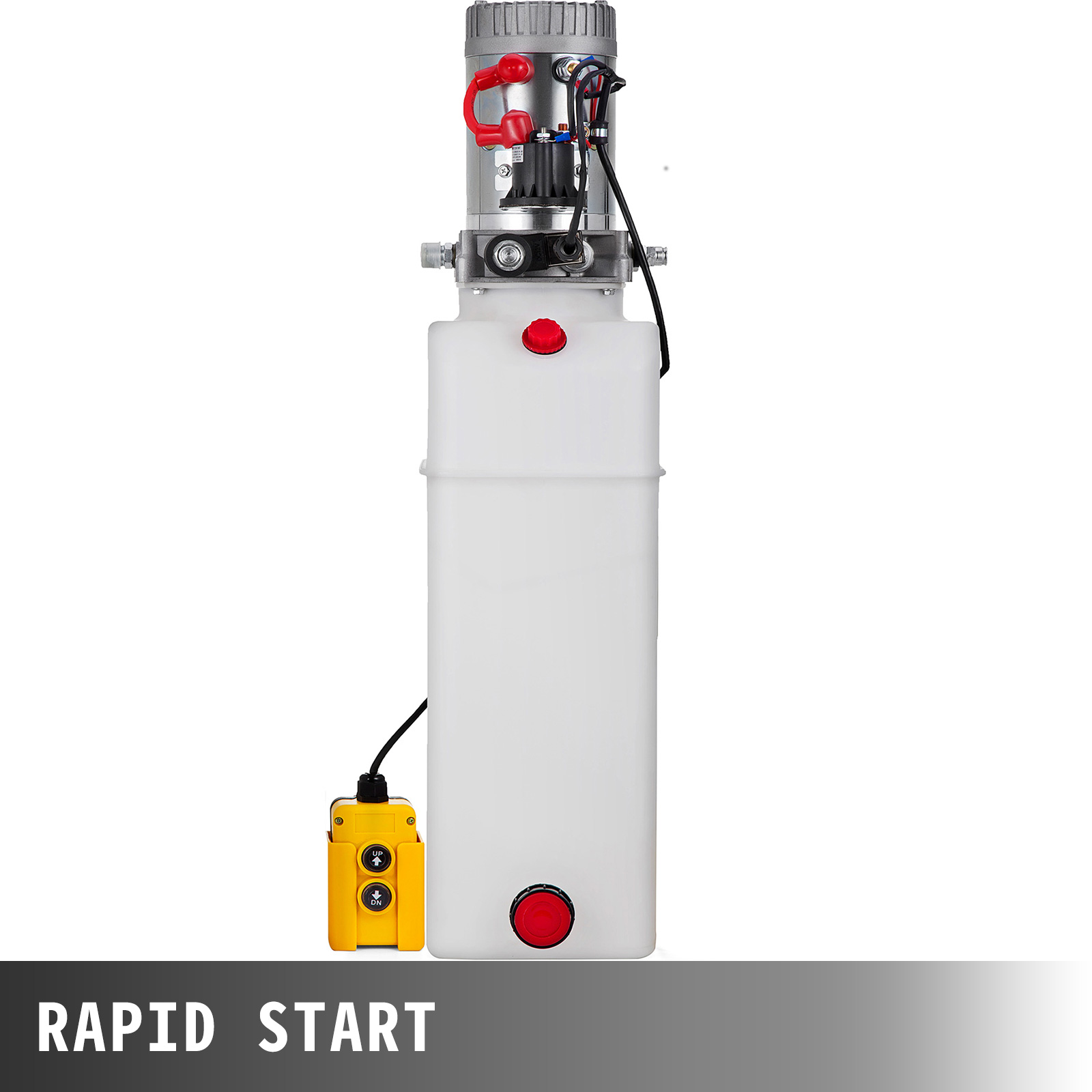 15 Quart Single Acting Hydraulic Pump Dump Trailer Control Kit Remote ...