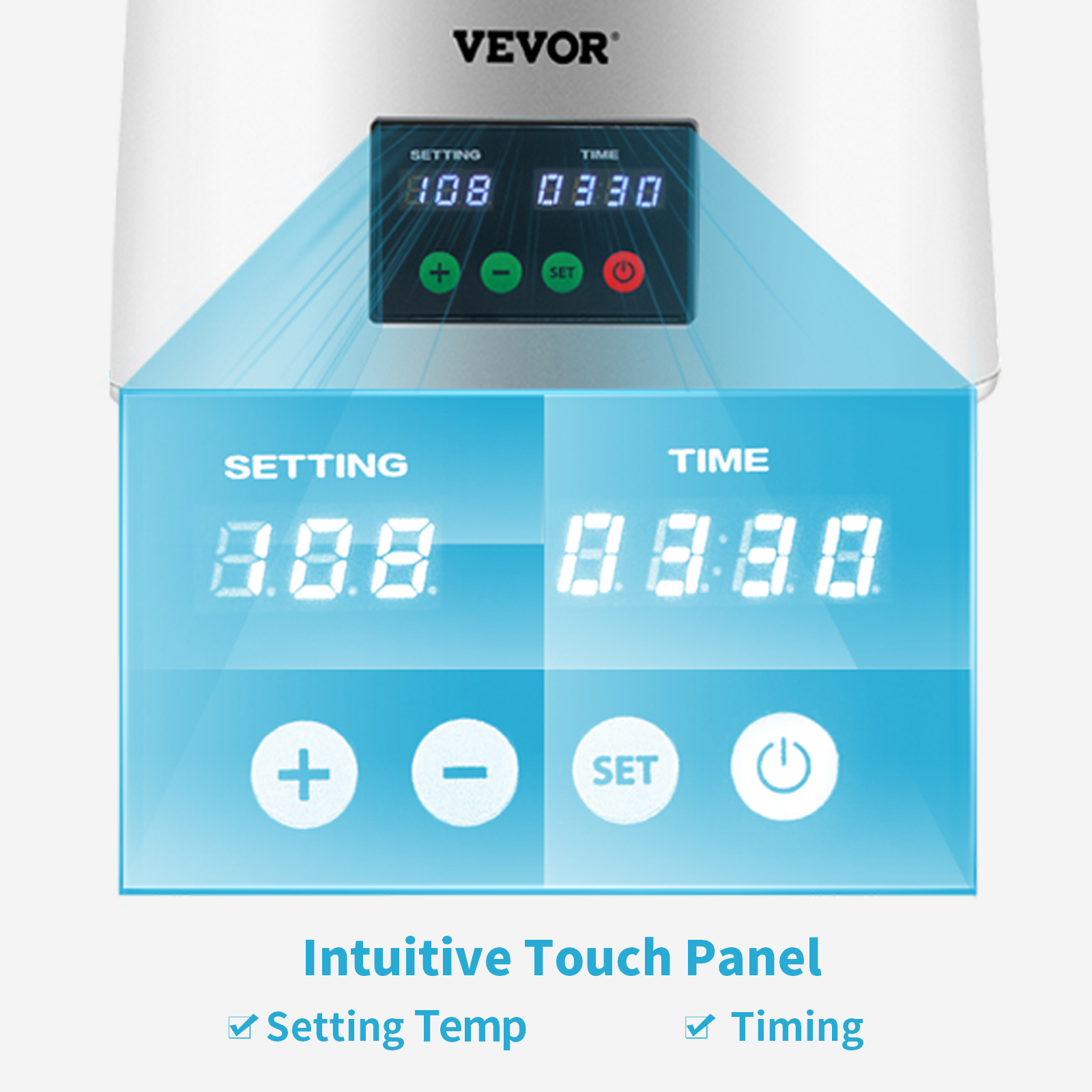 VEVOR 4L Water Distiller 1L/H Distilled Water Maker Timing & Temp ...