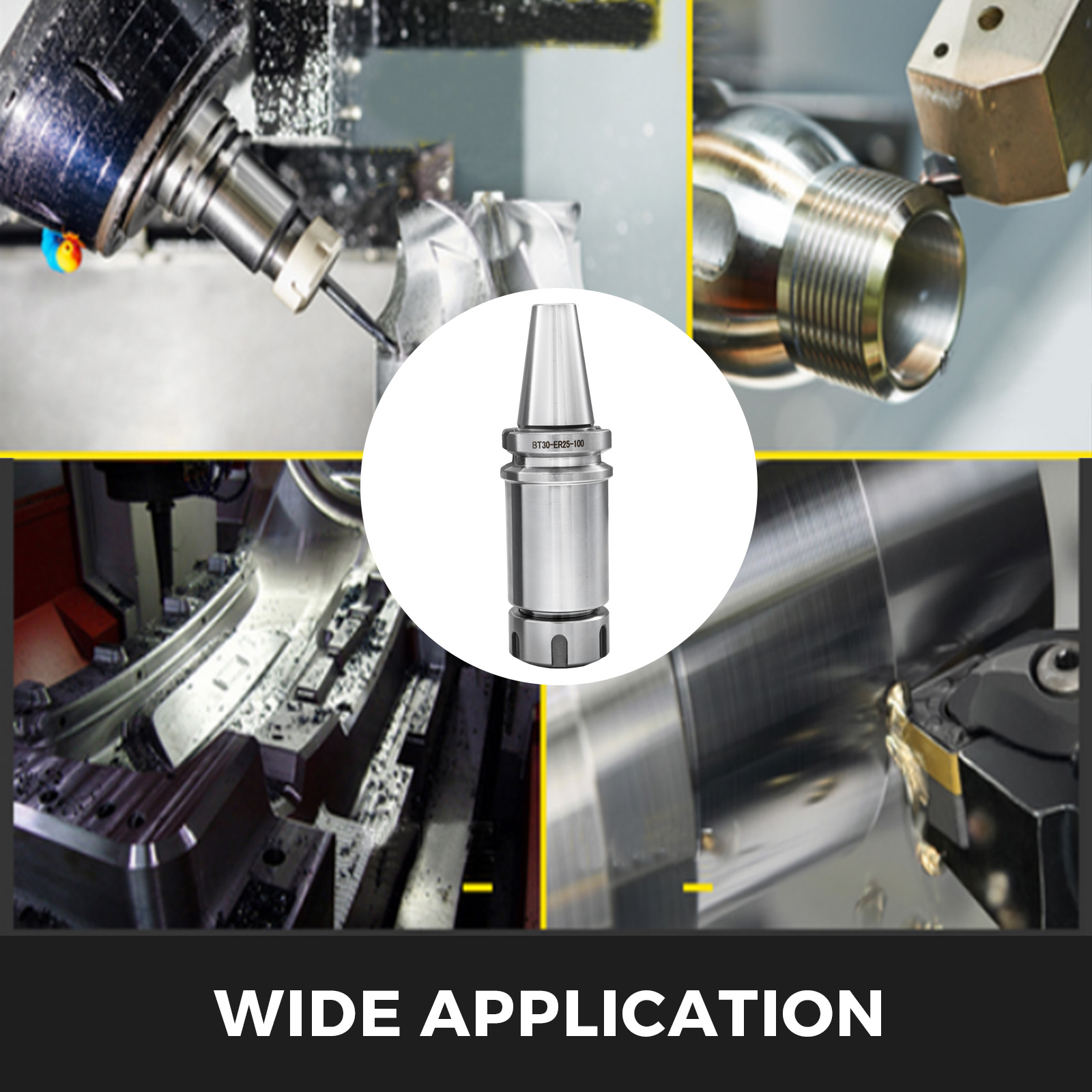 Mandrino Porta Pinze Bt30 Er25 100mm Trapano Spring Chuck Fresatura ...